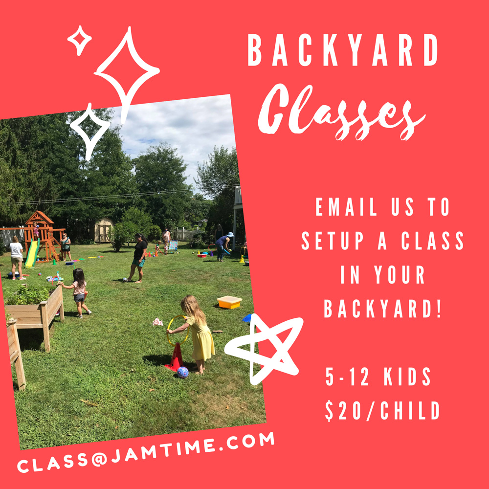 jam time classes for children are fun, stimulating + creative